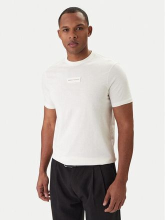 A|X Armani Exchange T-Shirt XM002471 AF10356 U1074 &Eacute;cru Slim Fit