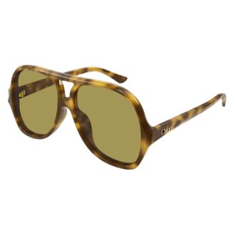 Chlo&eacute; Lunettes de soleil Aviator - unisex - Accessoires - Brun - Taille: ONE Size