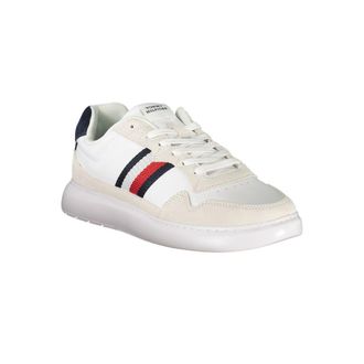 Tommy Hilfiger Logo-Striped Sneaker - White