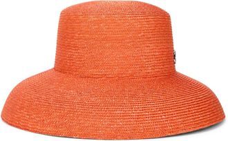 Alberta Ferretti Femme, Accessoires, Orange, Taille: M Chapeau &agrave; larges bords