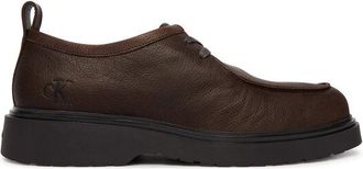 Calvin Klein Halbschuhe Combat Apron Laceup Tu Lth HM0HM02245 Dunkelbraun