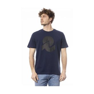 Invicta Blau Baumwolle Logo Print T-Shirt - - Tops - Herren - Blau - M