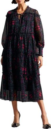 Ted Baker Midikleid f&uuml;r Damen (Schwarz)