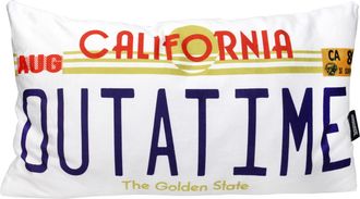 SD toys Rechteckiges Kissen Out A Time Zur&uuml;ck in die Zukunft, vakuumverpackt, 50 x 30 cm