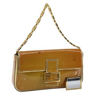 Fendi Sac Bandouli&egrave;re en Cuir Pre-owned - Femme - Pre-owned - Brun - Taille: ONE Size