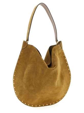 Isabel Marant Oskan Suede Hobo Bag - Ochre