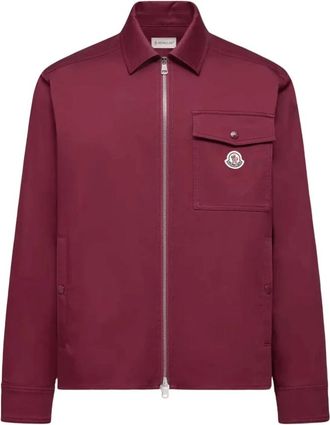 Moncler Homme, Vestes, Rouge, Taille: S Shirt Jacket