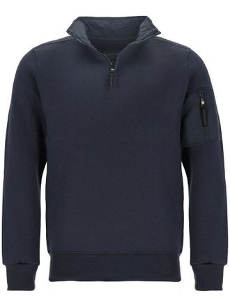 River Creek Troyer 80758 Herren Sweater mit Troyerkragen - Modischer Pullover mit &Auml;rmeltasche