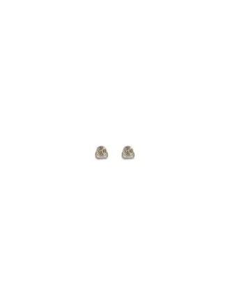 Valentino Garavani Womens Ovalette Earrings Metal Oro