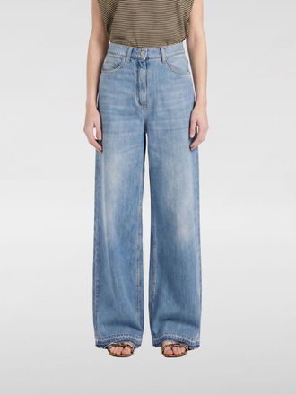 Momoni Jean large taille haute en denim de coton