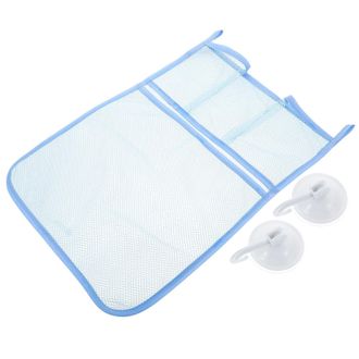 BESPORTBLE iplusmile Badewannenspielzeug Aufbewahrung H&auml;nge Organizer mit Doppelnetz f&uuml;r Badezimmer Kinderzimmer Platzsparend Vielseitig f&uuml;r Toilettenartikel Sha