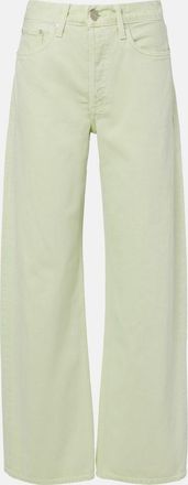 A Gold E Jean wide-leg Arc 32 en coton m&eacute;lang&eacute;