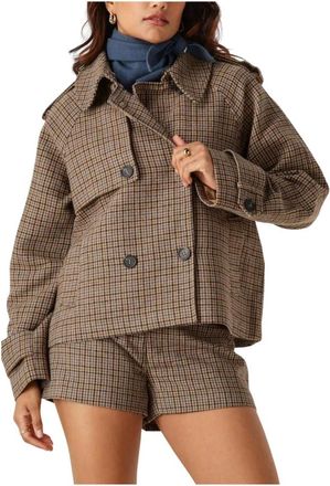 Suncoo Damen, Jacken, Braun, XSGr&ouml;&szlig;e