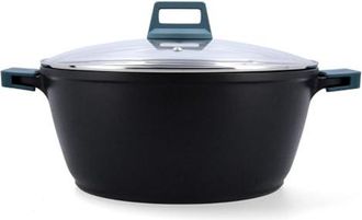 Quid Confort Kochtopf aus Aluminiumguss, 32 cm, 9,2 l, Aluminium, geeignet f&uuml;r Glaskeramik, geeignet f&uuml;r Induktion, 2 Schichten mit Antihaftbeschichtung