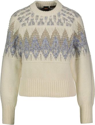 BOSS Damen Pullover mit Wolle C_FAROMBO