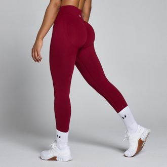 MyProtein Legging sans coutures MP Lift avec effet scrunch femme - Rouge patrimoine - XL