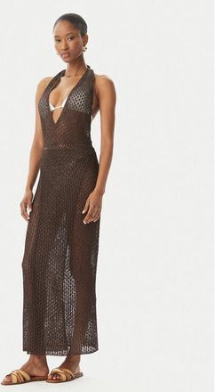 Guess Strandkleid E6GK04 Z5402 Braun Classic Fit