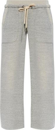 R13 Femme, Pantalons, Gris, Taille: 38 FR Pantalon de surv&ecirc;tement &agrave; jambes larges