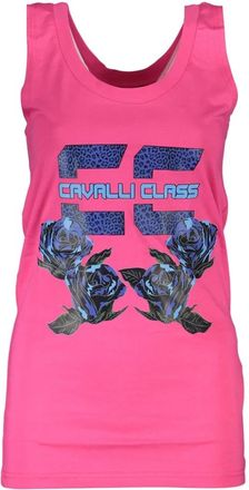 Cavalli Stilvolles &auml;rmelloses Top-Angebot - - Tops - Damen - Rosa - M