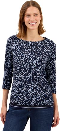 Cecil Damen Shirt mit Rippstruktur