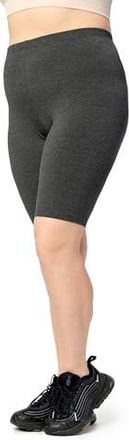 Merry Style Shorts Legging Courts Femme Grande Taille Confortables en Viscose MS10-450 (Mélangé Foncé, 6XL)