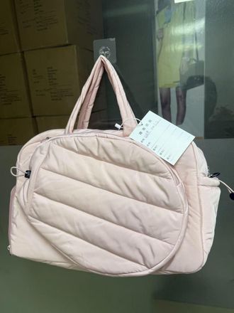 Generic Puffy Tennisbeutel Multifunktional Tennisschl&auml;gertasche for Fitnesssportarten (Pink)