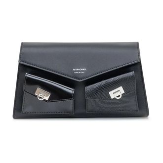 Ferragamo Femme, Sacs, Noir, Taille: ONE Size Sacs &agrave; bandouli&egrave;re