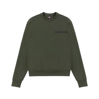 Colmar Baumwoll-Interlock-Sweatshirt mit Rundhalsausschnitt - - Sweatshirts & Hoodies - Herren - Gr&uuml;n - S