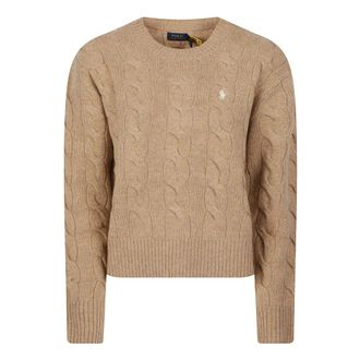 Polo Ralph Lauren Pullover mit Rundhalsausschnitt - - Knitwear - Damen - Braun - S