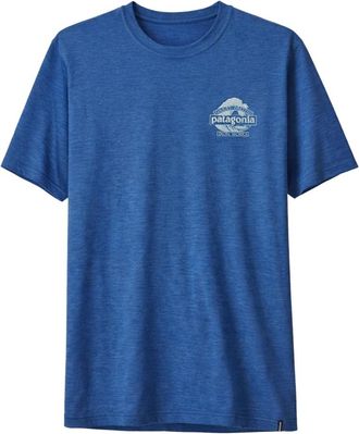 Patagonia Homme, Tops, Bleu, Taille: S Cap Cool Daily Great Waves T-Shirt