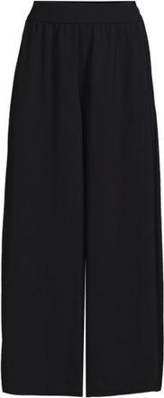 Lands End 7/8-Palazzohose Knitterfrei, Damen, Größe:40-42 regular, Schwarz, Polyester, by Lands End