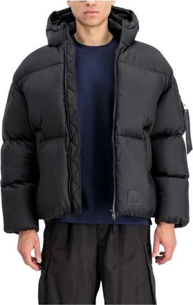 Alpha Industries Homme, Vestes, Noir, Taille: XL Cloud Puffer Bomber Veste dhiver