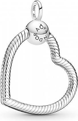 Pandora Icons Pendentif O coeur en argent sterling