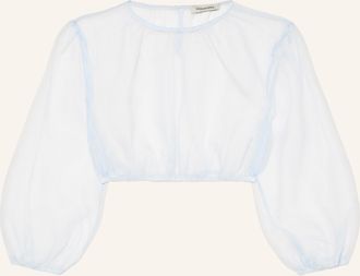 CocoVero Cocovero Dirndlbluse Ophie Mit 3/4-Arm blau