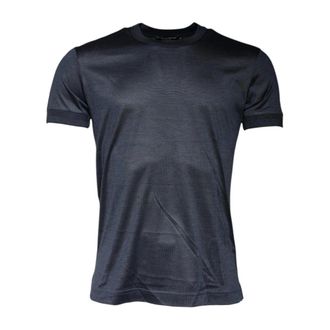 Dolce & Gabbana T-Shirt mit Rundhalsausschnitt und kurzen &Auml;rmeln - - Tops - Herren - Blau - S