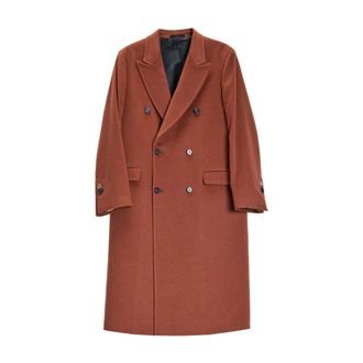Paul Smith Femme, Manteaux, Rouge, Taille: 38 FR Manteau crois&eacute;