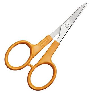 Fiskars Ciseaux de manucure &agrave; bouts ronds, Longueur totale: 10 cm, Acier/Plastique, Classic, 1003028