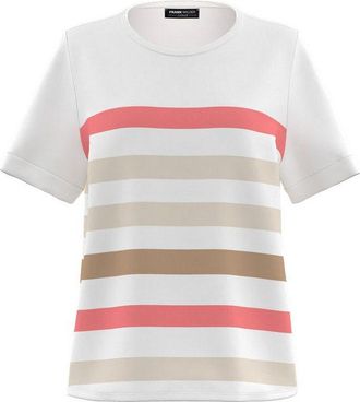Frank Walder T-Shirt mit Streifenmuster