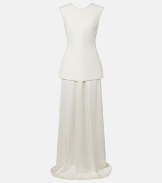 R&oacute;he R&oacute;he Robe aus einem Wollgemisch mit Seide
