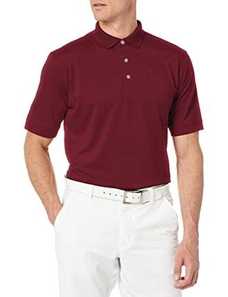 Callaway Mens Opti-Vent Short Sleeve Open Mesh Polo Shirt Golf Top Zinfandel Large