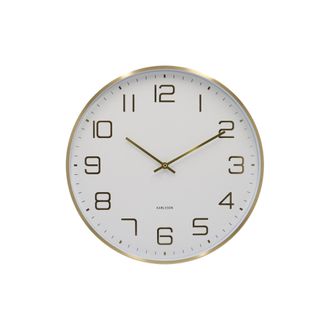 Karlsson [DL] Wall Clock Elegance Glow White
