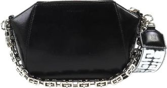 Givenchy Pre-owned Antigona XS Sac Bandouli&egrave;re en Cuir Graffiti Imprim&eacute; 4G - Femme - Pre-owned - Noir - Taille: ONE Size