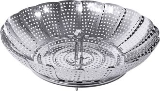 Contacto Edelstahl Gem&uuml;sed&auml;mpfeinsatz 18 bis 27 cm