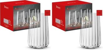 Spiegelau Longdrinkgl&auml;ser 510 ml, 4 St&uuml;ck, LifeStyle, 4450179, Cocktailgl&auml;ser aus Kristallglas, Gl&auml;ser Set sp&uuml;lmaschinenfest (Packung mit 2)