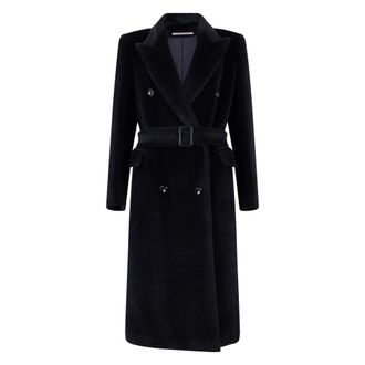 Tagliatore Jole Zweireihiger Mantel - - Coats - Damen - Blau - XS