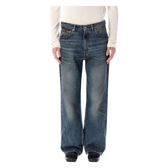 Our Legacy Third Cut Wide Gerades Jeans - - Jeans - Herren - Blau - W33