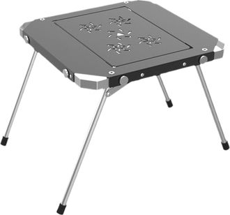 Generic Klapptisch f&uuml;r Camping, Picknick-Ausr&uuml;stung aus Aluminium, leicht und einfach zu transportieren, Beistelltisch f&uuml;r Camping, f&uuml;r Treffen mit Freunden, 