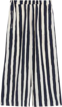 Max Mara Femme, Pantalons, Bleu, Taille: 40 FR Nirvana Pantalons