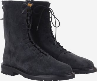 Legres Womens Ankle Boots Black Suede
