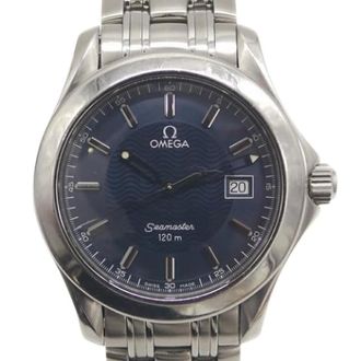 Omega Montre vintage Pre-owned - Homme - Pre-owned - Bleu - Taille: ONE Size